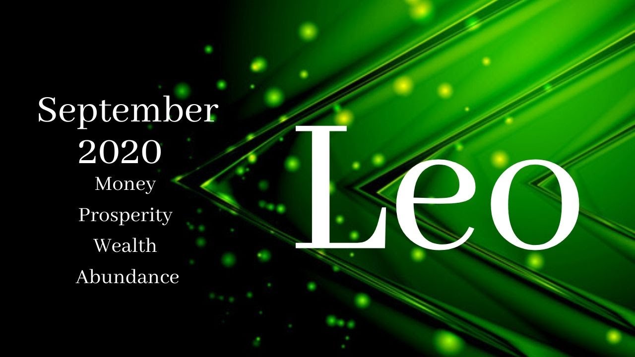 Leo - MONEY - September 2020 - YouTube