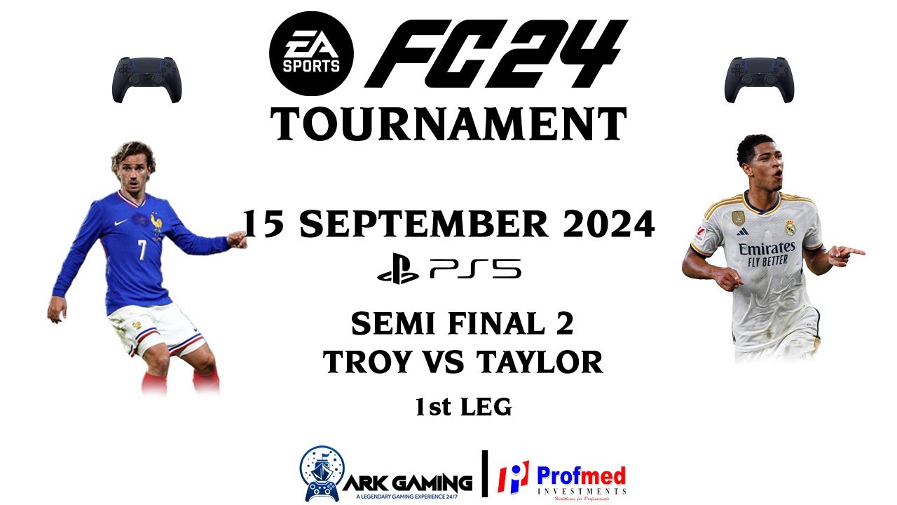 FC 24 TOURNAMENT| KNOCKOUT STAGE| SF2 1st LEG| TROY [1] VS [3] TAYLOR ...