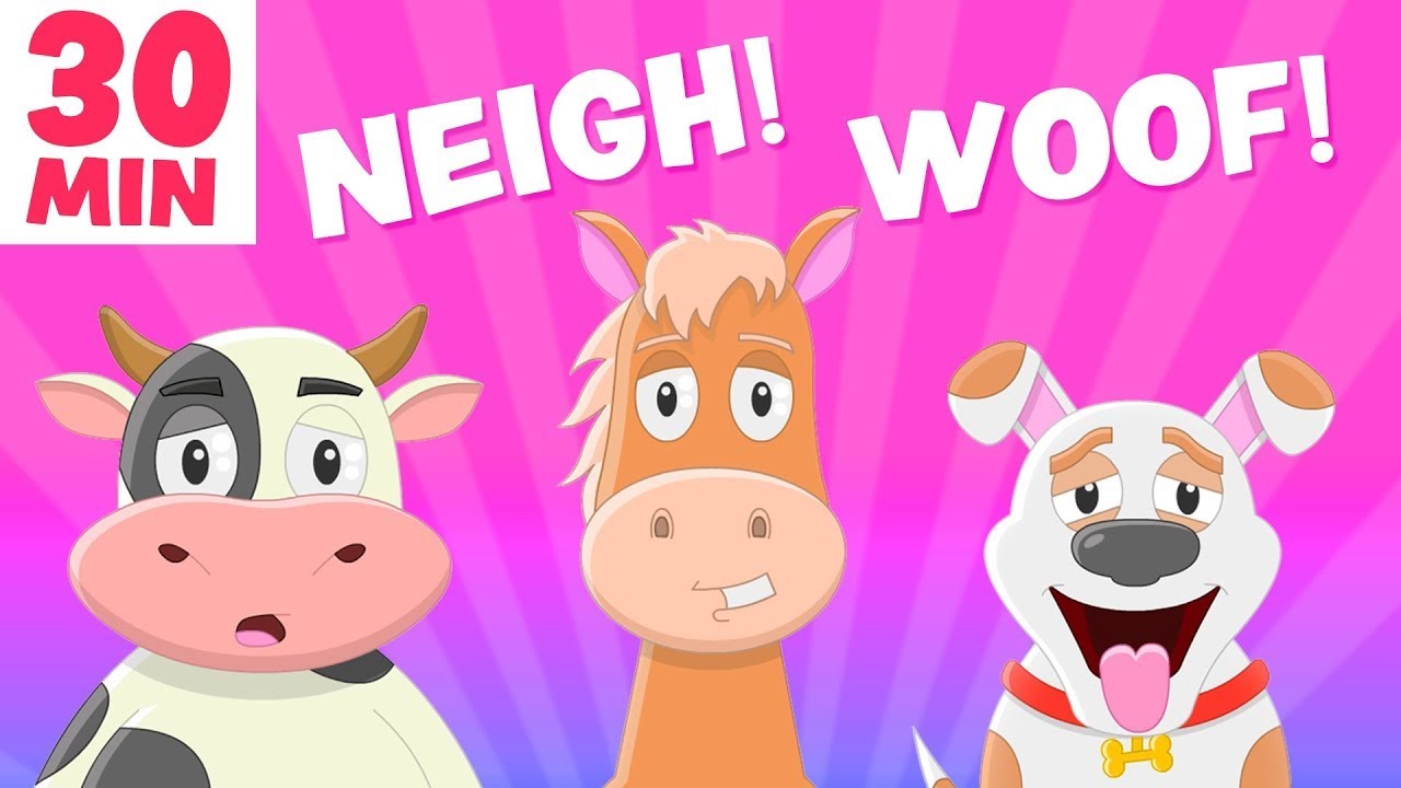 Funny Animal Sounds Song! (PLUS more kids) | Silly Billy Toons - YouTube