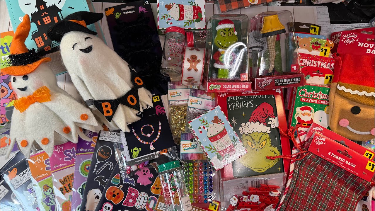 Dollar General Haul!! Christmas, crafts, Halloween and more! So many ...
