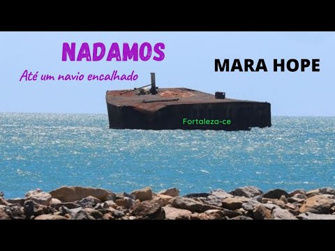 Nadamos até o navio Mara hope #aventura #marahope #navio #nadar - YouTube