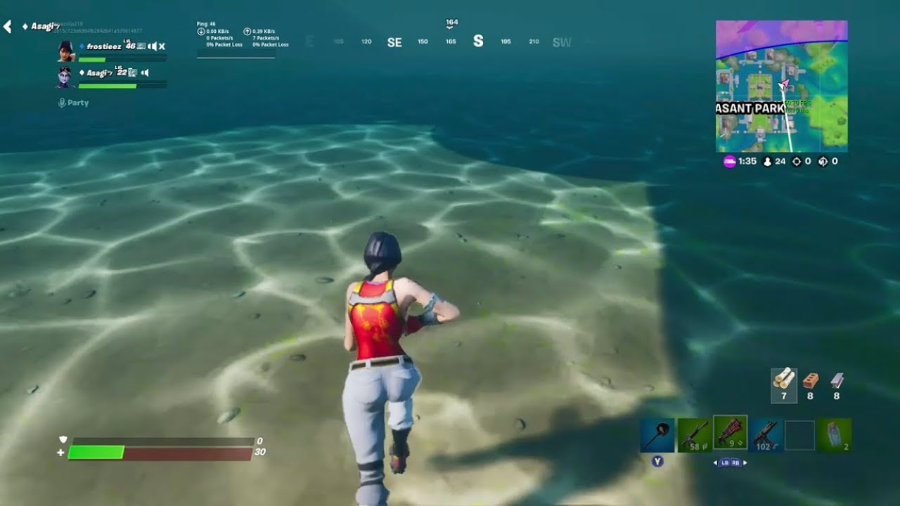 Tutorial on How To Walk Underwater (Fortnite) - YouTube