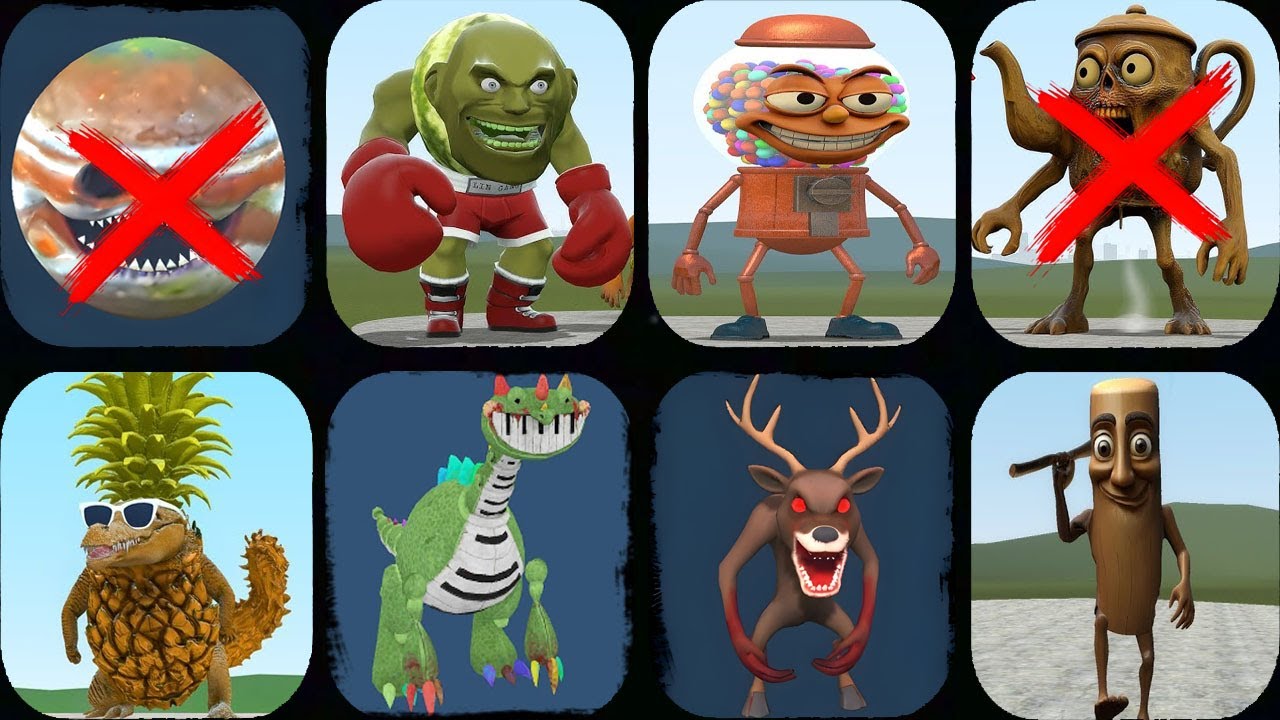 Nextbots In Playground Mod Which NEW Brainrot Animal is Immortal? ALL ...
