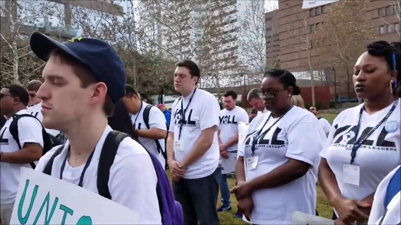 Texas Organizing Project Trump Protest - YouTube