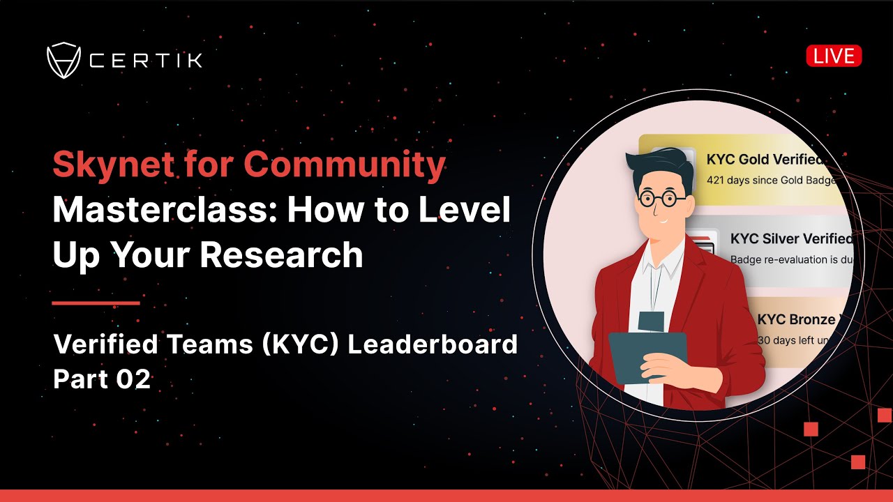 Verified Teams KYC Leaderboard Part 02 | Skynet for Community ...