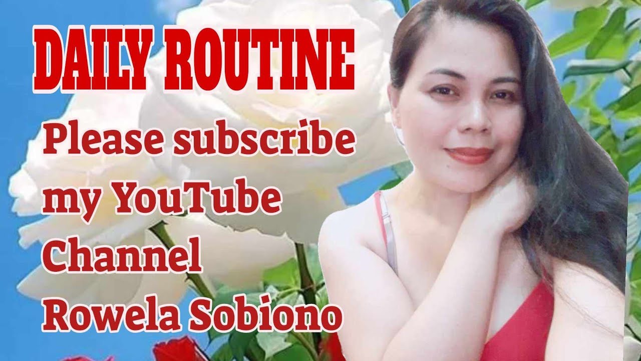 Rowela Sobiono is Daily live 0611 - YouTube