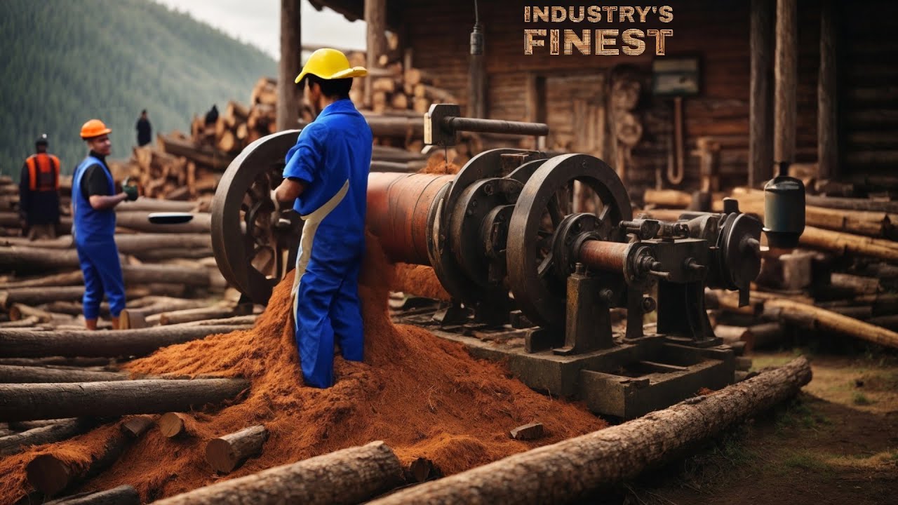 WATCH AMAZING INDUSTRIAL LOG SPLITTERS AND WOOD MACHINES - YouTube