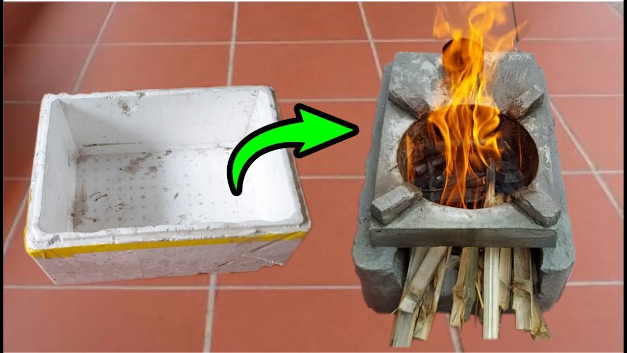 Techniques for casting beautiful wood stoves with foam boxes - cement ...
