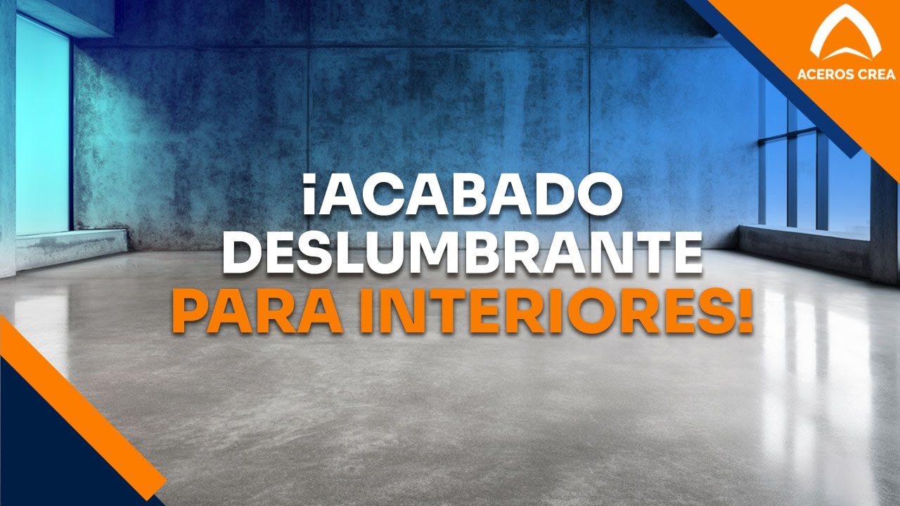 Concreto pulido: Aprende a Darle este Acabado a los Interiores - YouTube