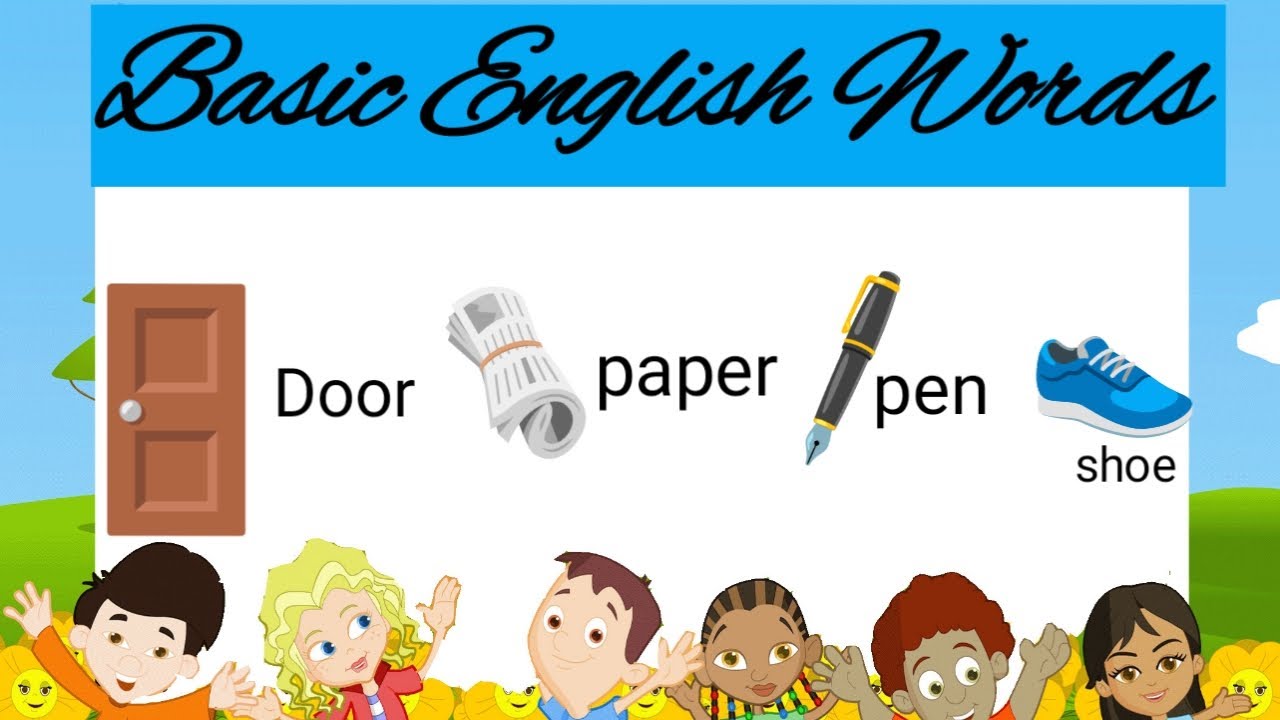 Reading Basic English Words Vocabulary/Practice Today For Beginners ...