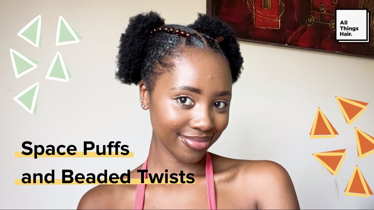 Space Puffs and Beaded Twists - YouTube