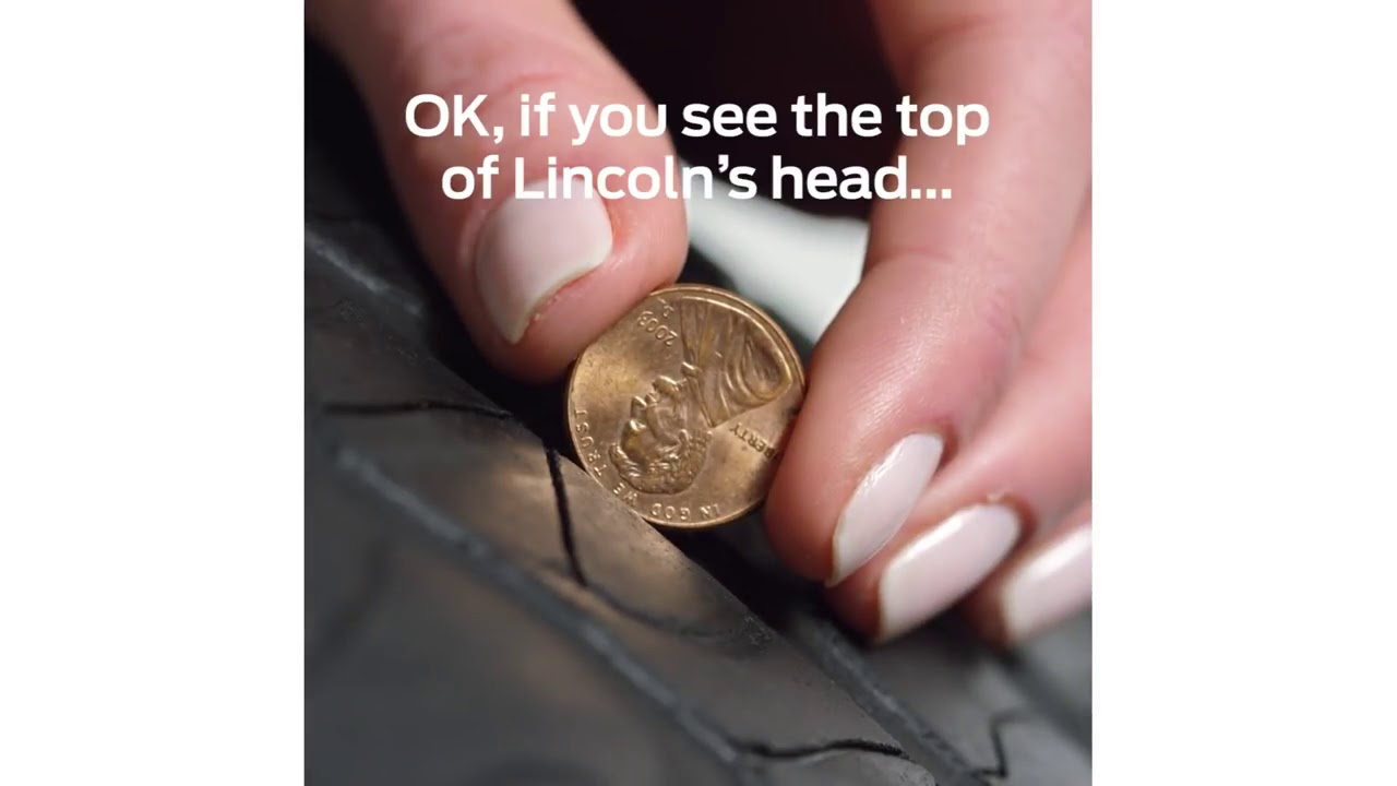 How To Check Your Tire Wear Using A Penny YouTube how-to-check-your-tire-wear-using-a-penny-youtube