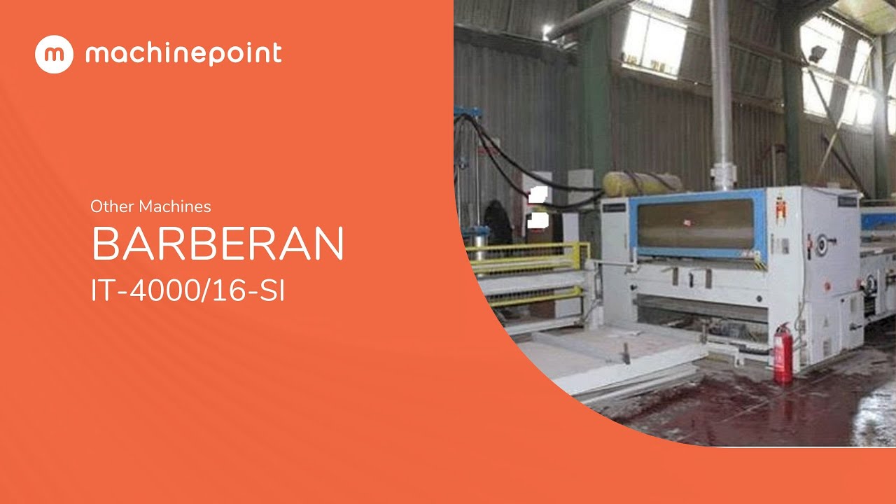 BARBERAN IT-4000/16-SI Other Machines | BARBERAN Machines - YouTube