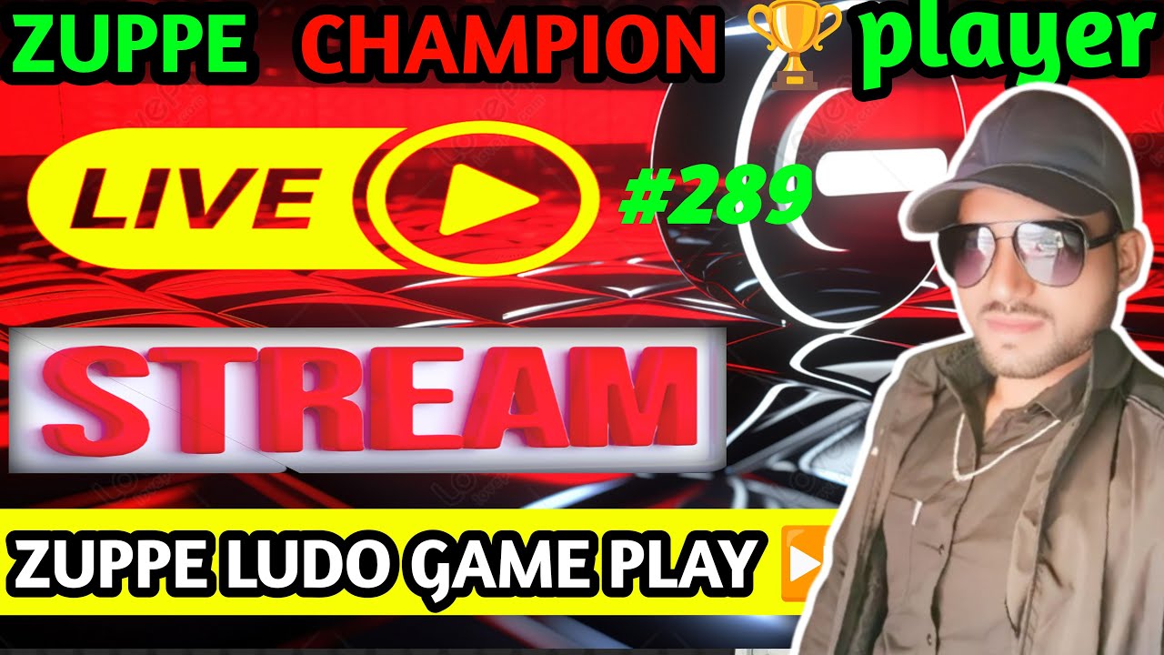 🔴 LIVE #289 zuppe Ludo game play//Zupee Champion Player is live! - YouTube