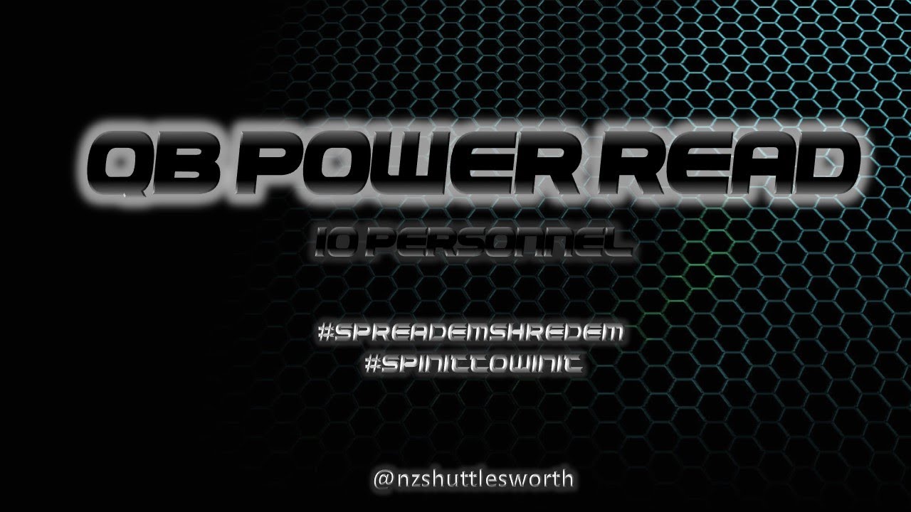 QB Power Read from 10 Personnel - YouTube