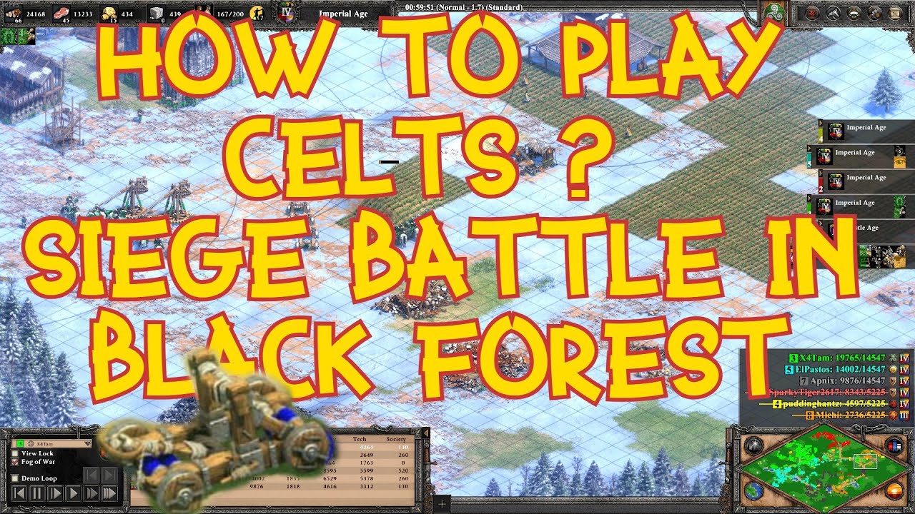 How to play CELTS? | SIEGE BATTLE | Age of Empires II Definitive ...