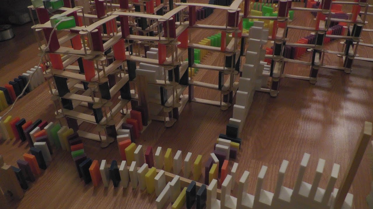 DOMINO & STICK BOMB Chain Reactions 7 - YouTube