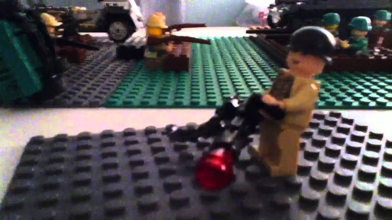 Lego brick arms minigun - YouTube