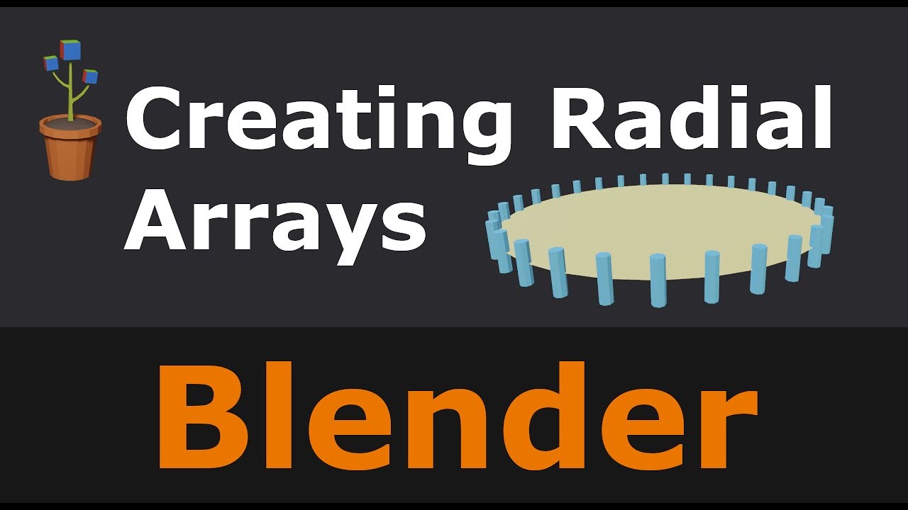 How To Create A Radial Array In Blender 2 92 Circular Arrays Tutorial How To Create A Radial Array In Blender 2 92 Circular Arrays Tutorial