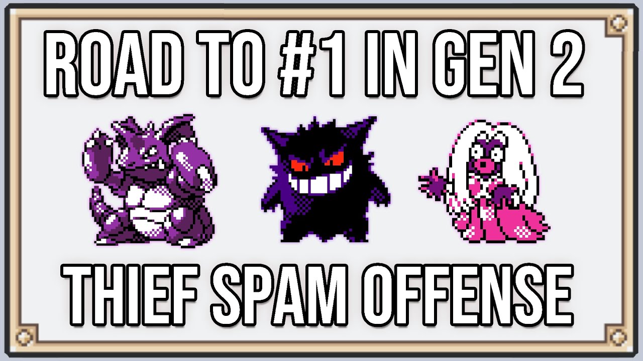 Road to #1 on Gen 2 OU Ladder - Thief Spam Offense - YouTube