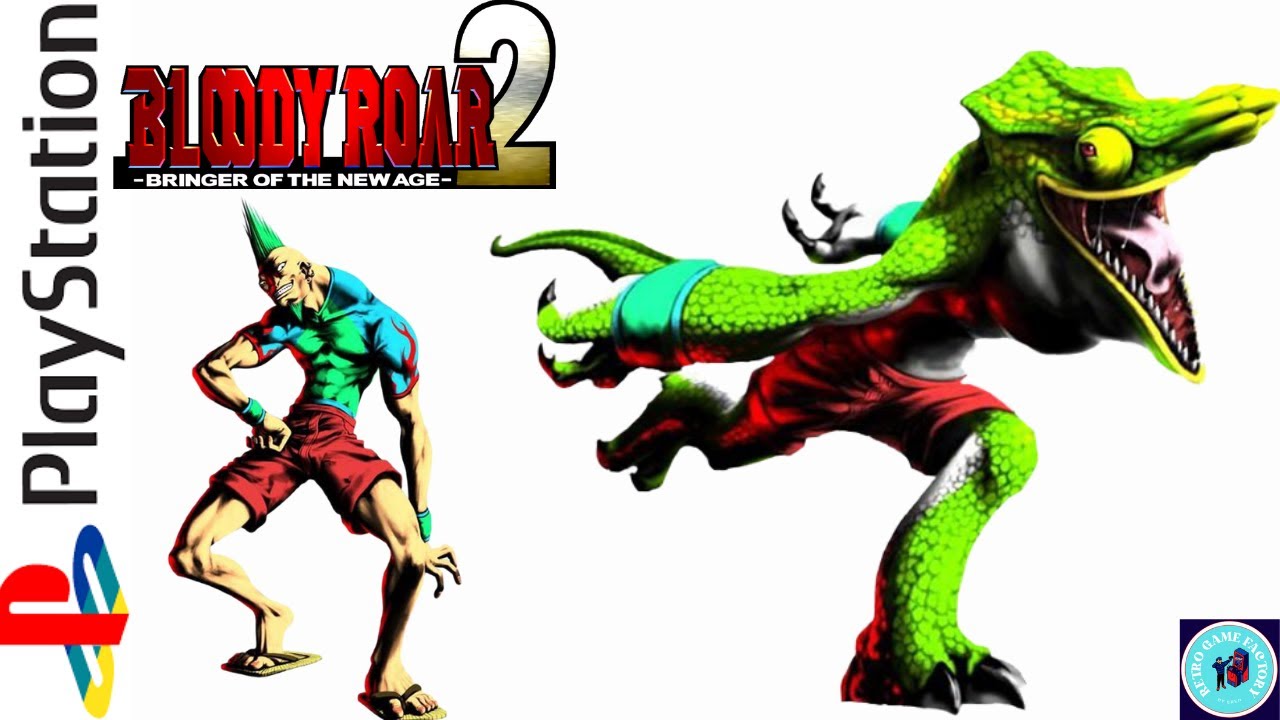 Bloody Roar 2 (1998) PS1 (26) HD BUSUZIMA (CHAMELEON) RETRO GAMEPLAY ...