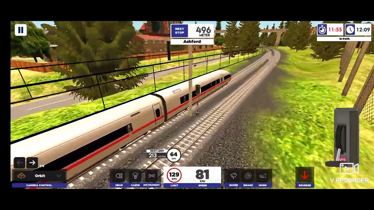 Calas to Ashford with ice 3[euro train simulator 2 - YouTube