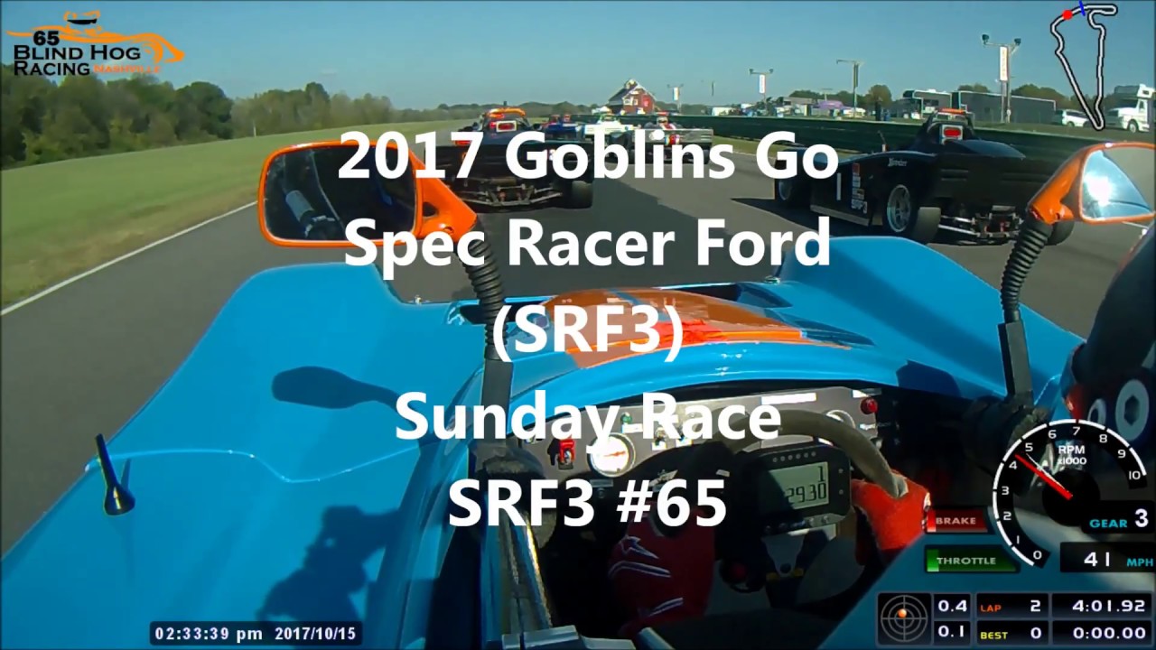 2017 Goblins Go at VIR - Sunday Race - Spec Racer Ford - YouTube