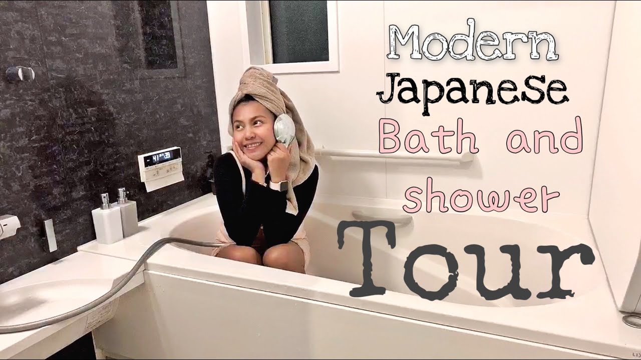 How to use a modern Japanese bath and shower (Japan vlog series) - YouTube