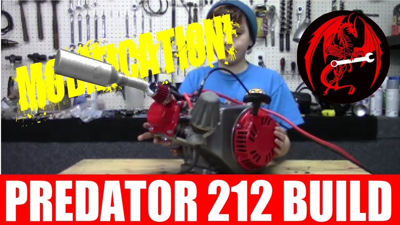 MODIFIED PREDATOR 212cc BUILD, BETTER THAN STAGE 1 (video) - YouTube