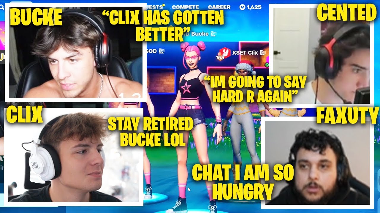 BuckeFPS & New Duo *CENTED* Go Up Against Clix And Faxuty In A 2v2 Pro ...