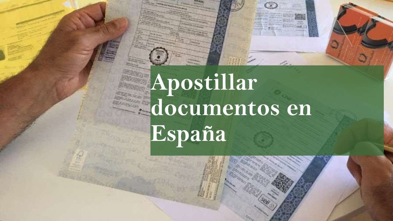 Dónde apostillar documentos en España - YouTube