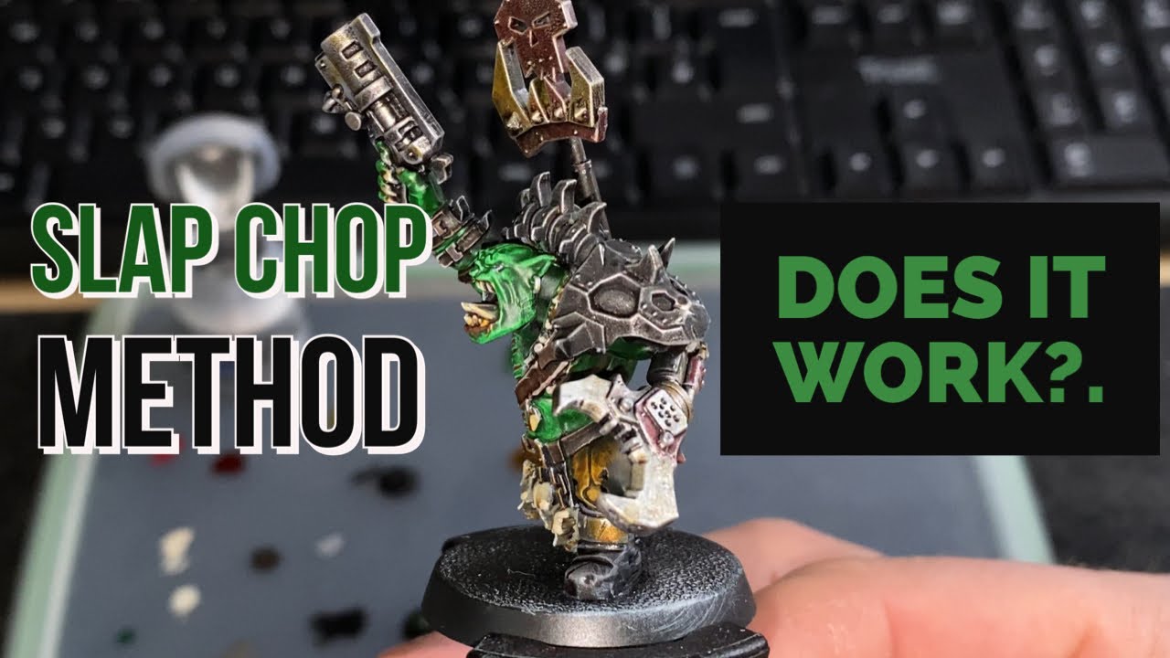 Slapchop Painting Technique for speed painting Miniatures FAST!! - YouTube