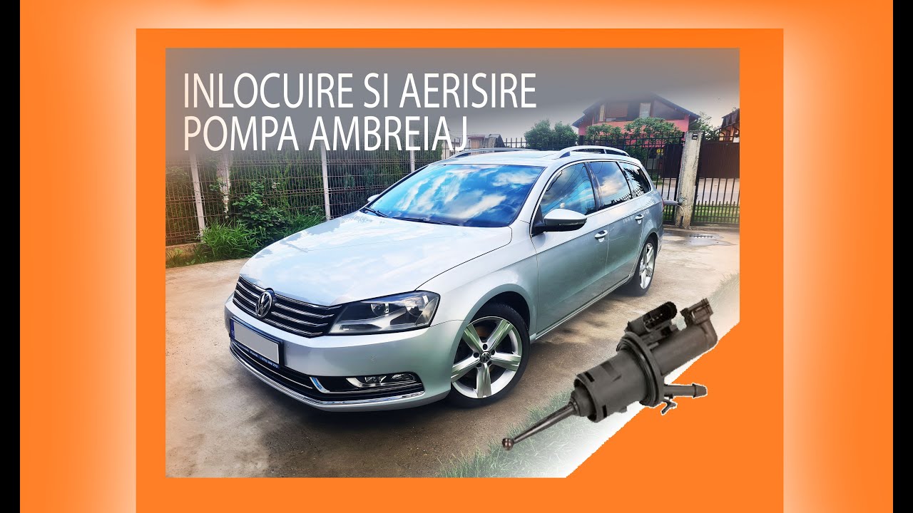 INLOCUIRE si AERISIRE Pompa de AMBREIAJ - VW PASSAT b7 - YouTube