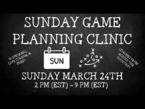 Sunday Game Planning Clinic:Part 2 - YouTube