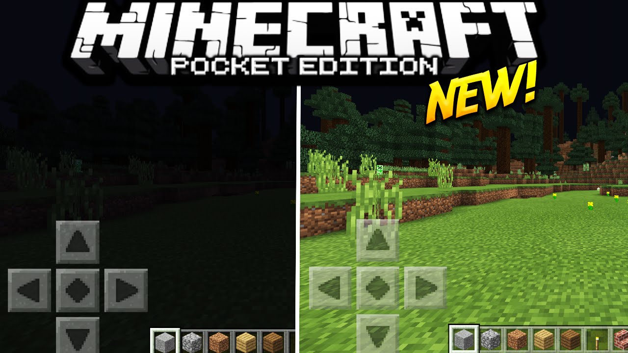 COMO INSTALAR GAMMA AL Minecraft Pocket Edition - INCREMENTAR EL BRILLO ...