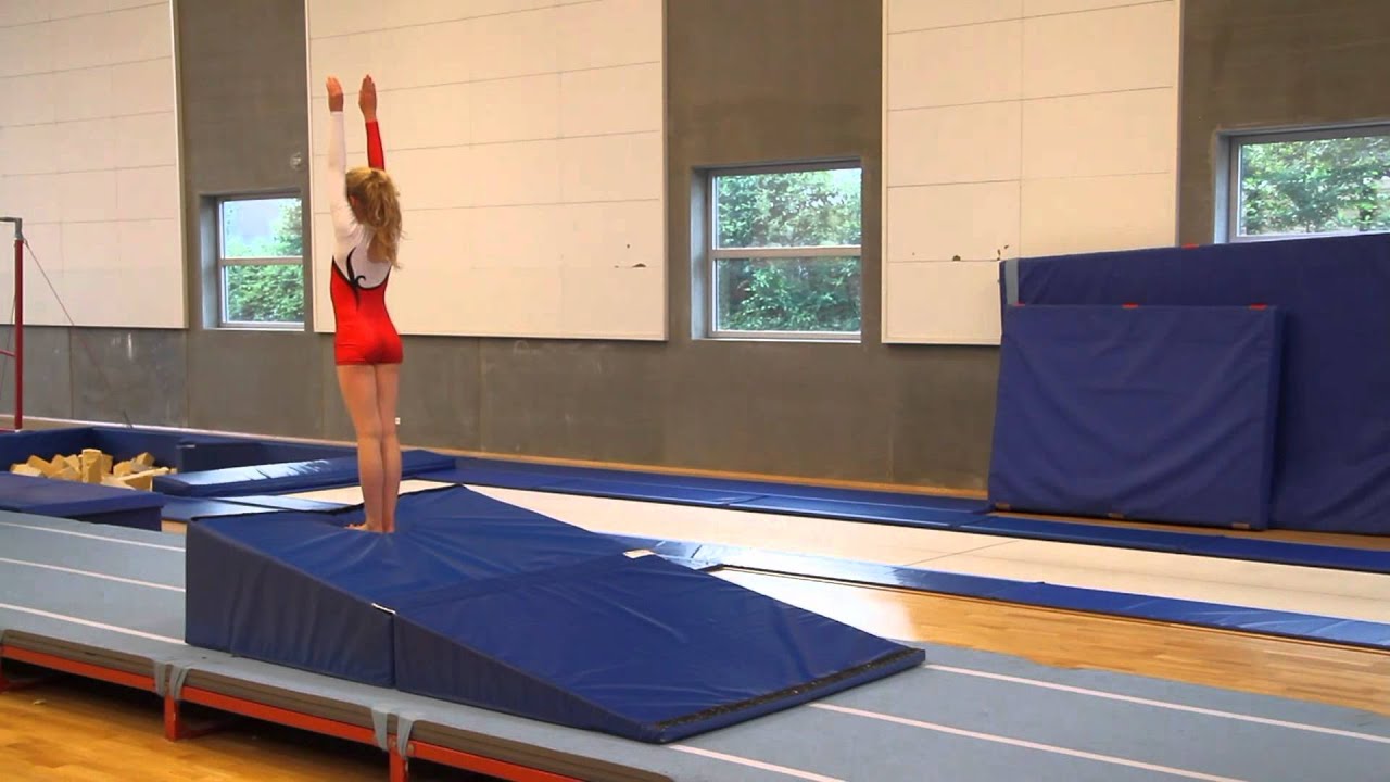 Backward Pike Roll on Wedge - YouTube