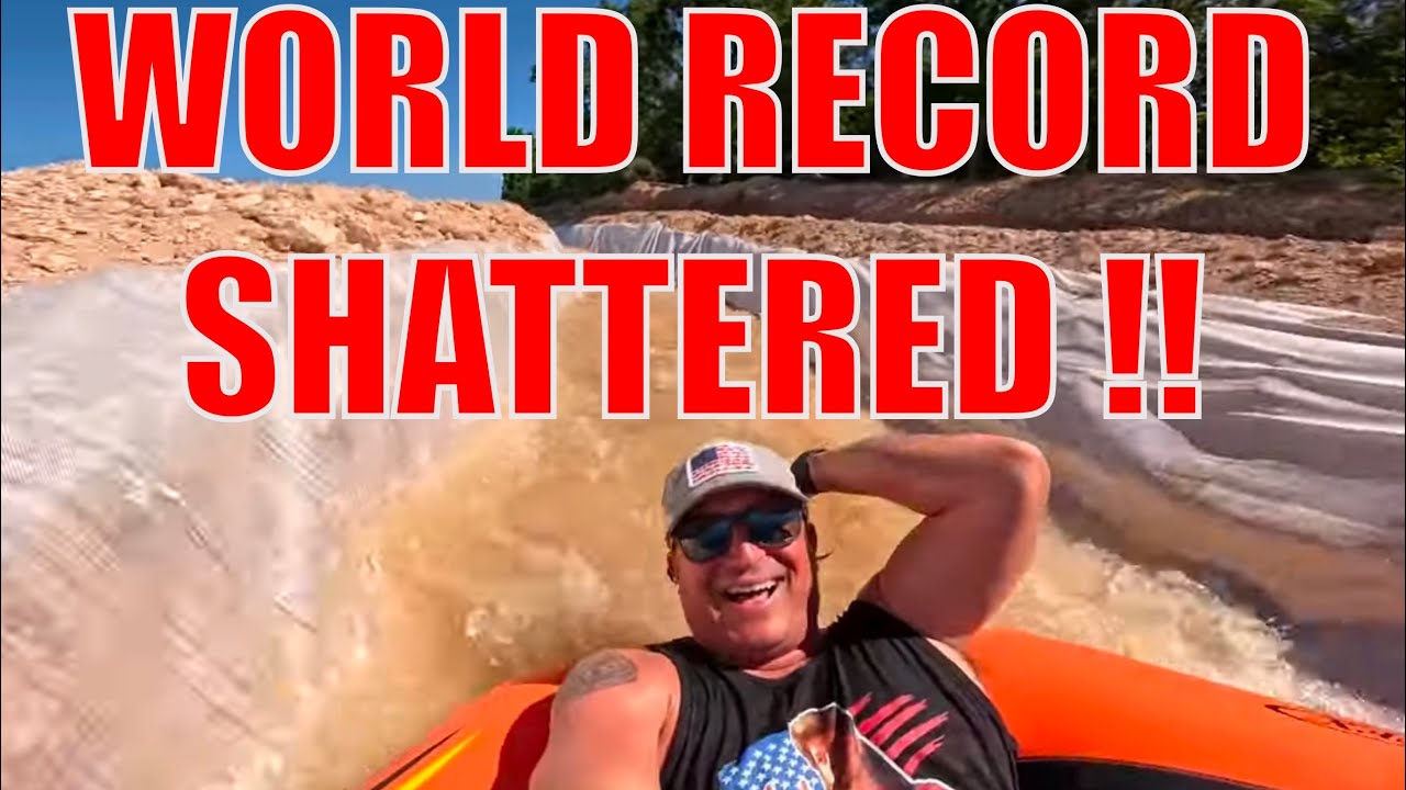 Guinness World Record Smashed: Must-Watch! Longest Plastic Water Slide ...