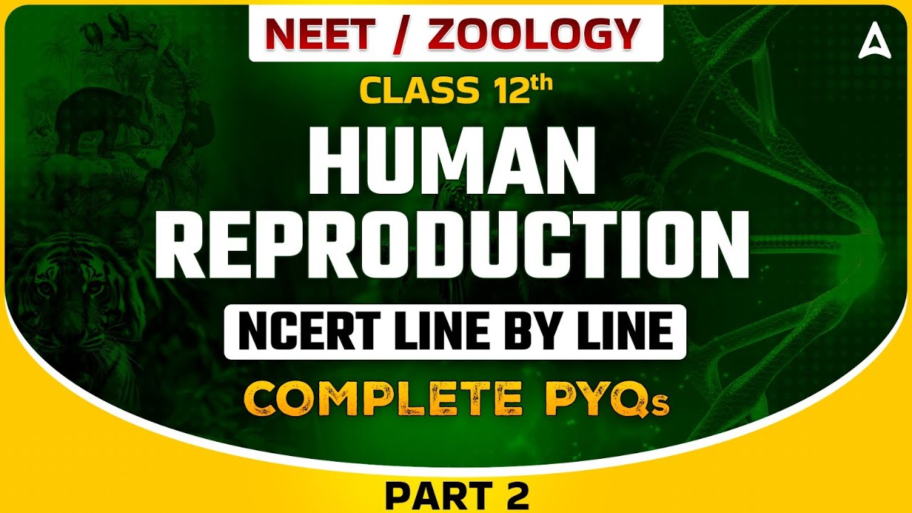 HUMAN REPRODUCTION CLASS 12 | NEET 2024 | NCERT LINE BY LINE WITH ...