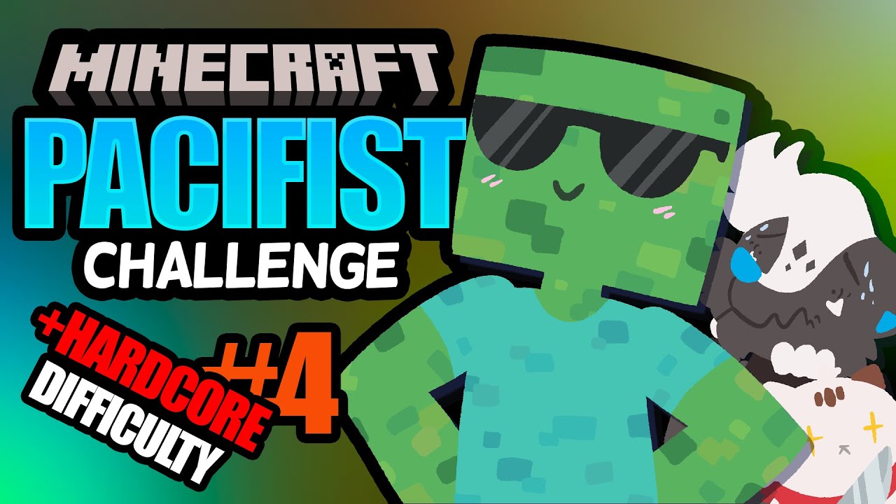 HARDCORE DIFFICULTY ENABLED - Minecraft Pacifist/Vegetarian Challenge ...