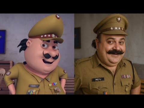 Motu Patlu Characters In Real Life | motu patlu real life photo। Motu ...