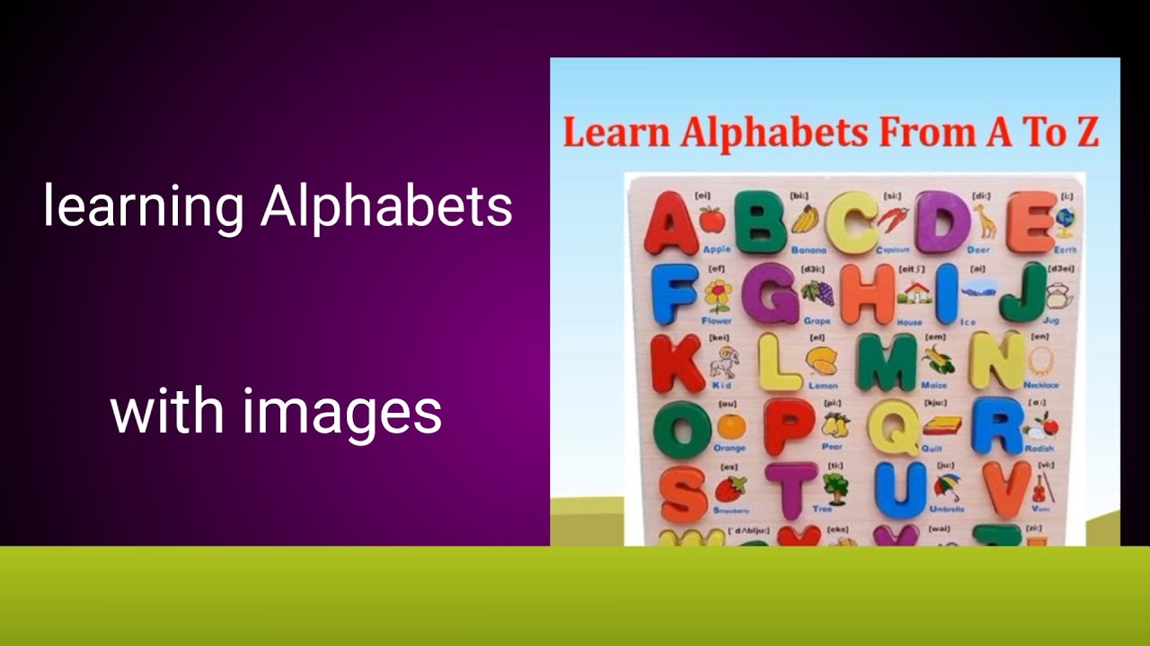 Learn Alphabet A to Z @@ABC Preschool Book Learning A for APPLE ...