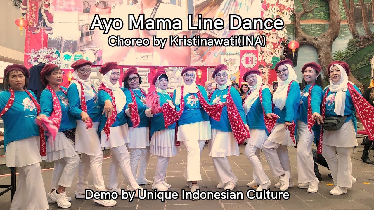 Ayo Mama Line Dance | Choreo by Kristinawati(INA) | Demo by Unique ...