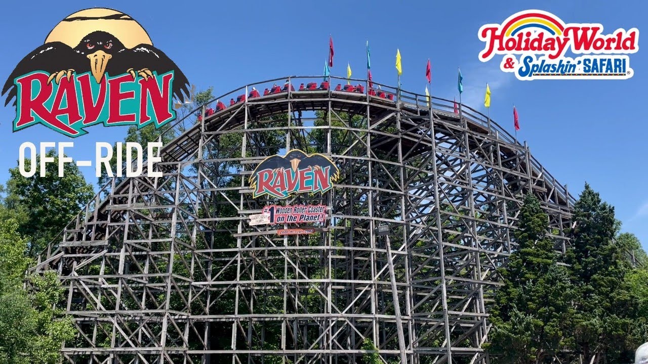 The Raven Off-Ride Footage [Non-Copyright] Holiday World And Splashin ...