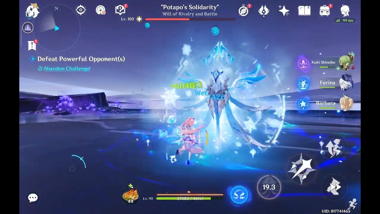 [Genshin Impact Achievement] "Potapo's Solidarity" 3: Decisive: Binding of Dawn And Dusk's ...