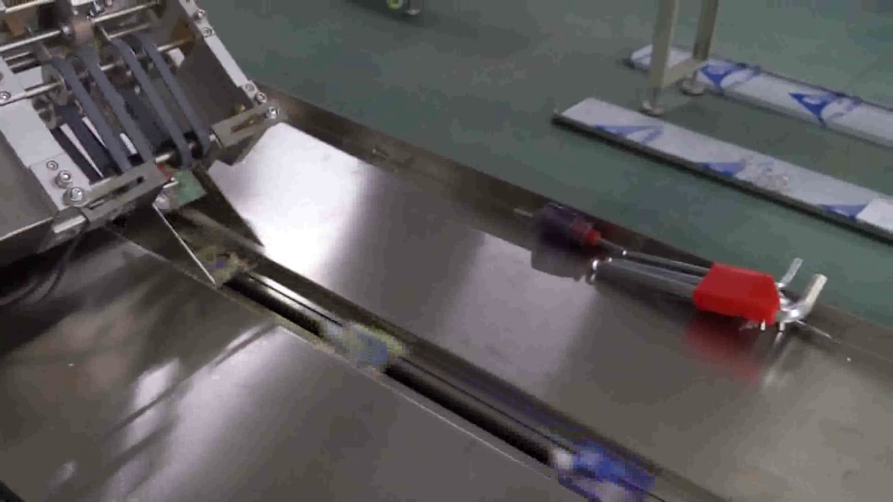 Full automatic cards packing machine - YouTube