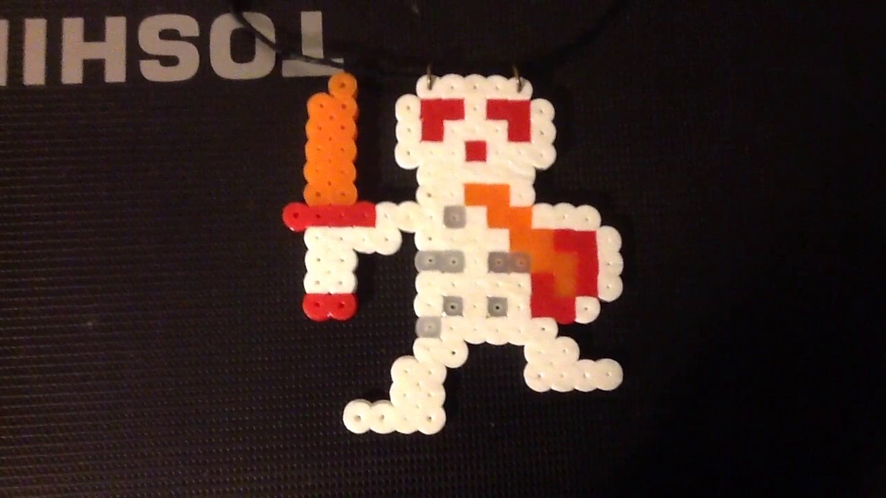 Skeleton From The Legend Of Zelda Nes Game Perler Beads. - YouTube