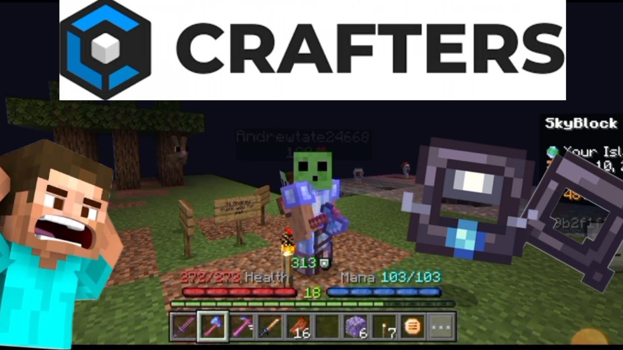 HOW TO MAKE COMPACTOR IN CRAFTER SMC #minecraft #craftersmcskyblock # ...