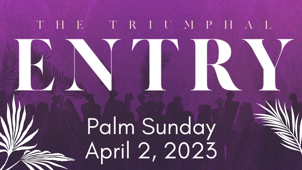 Immanuel Lutheran Church April 2nd Palm Sunday - YouTube