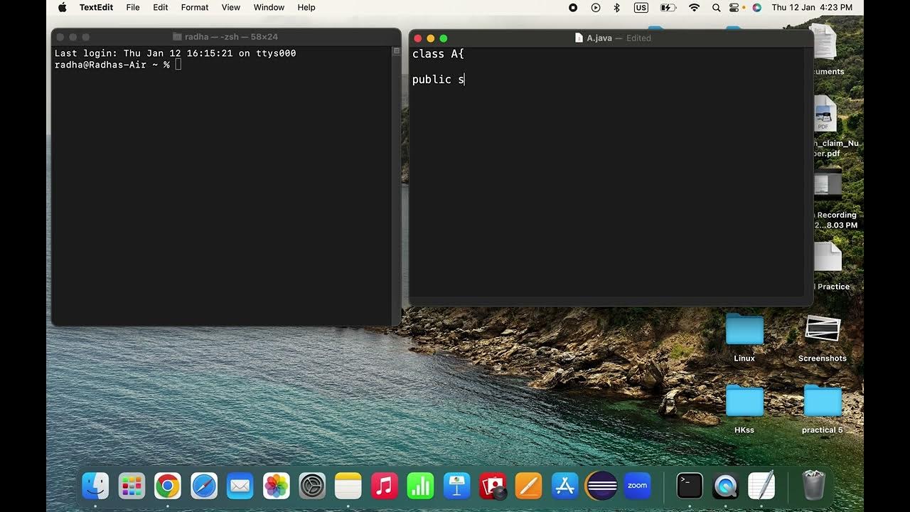 #HOW TO RUN JAVA PROGRAM MACBOOK AIR TERMINAL - YouTube