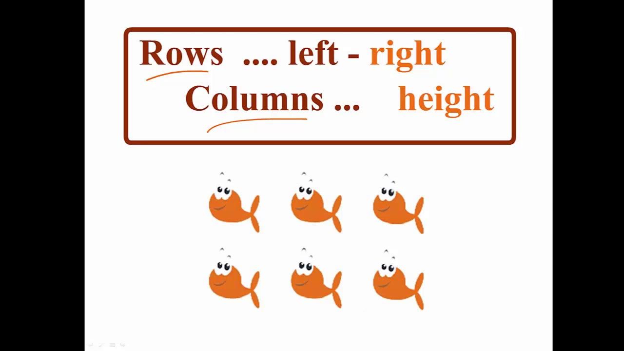 What is the difference between Rows and Columns (Programming)? - YouTube
